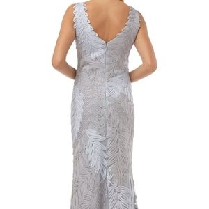 JS Collections | Dresses | New Js Collections Embroidered Vneck Gown ...